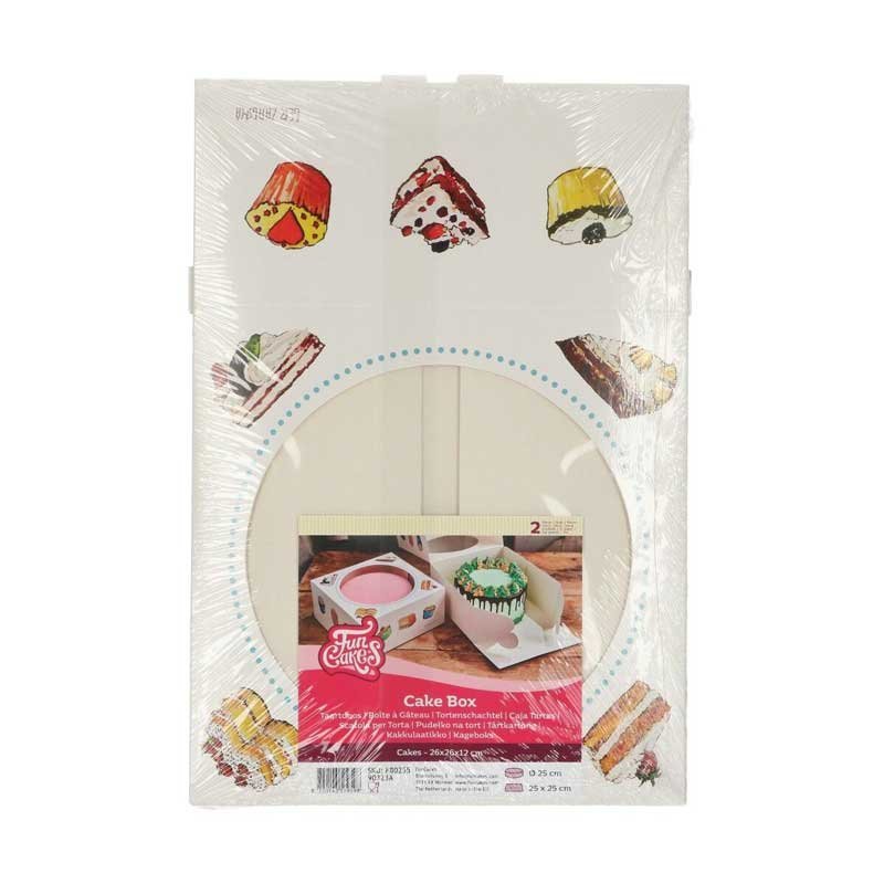 Boîtes à gâteau disponibles en plusieurs tailles et hauteurs