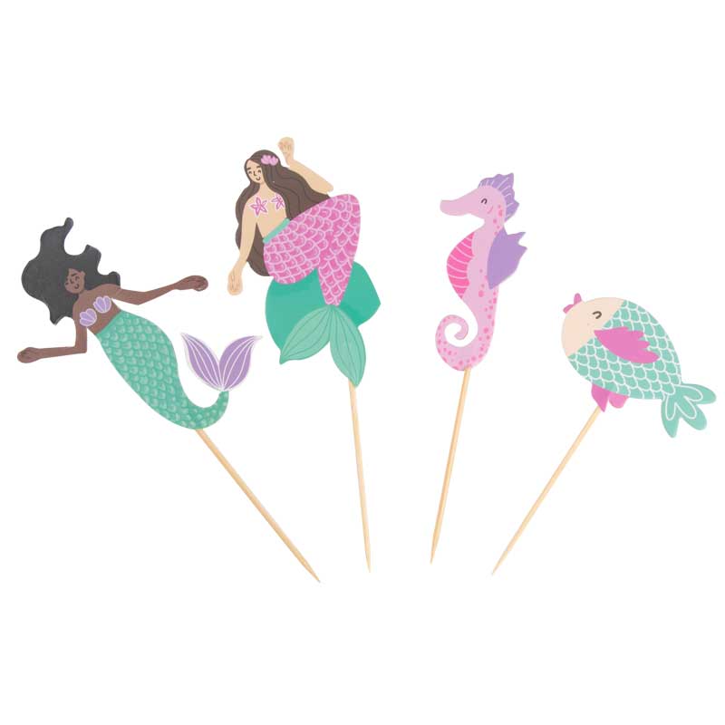 Set Topper cupcakes Sirène PME dès 9,29 € | Cake Délice – Pro & Pas...