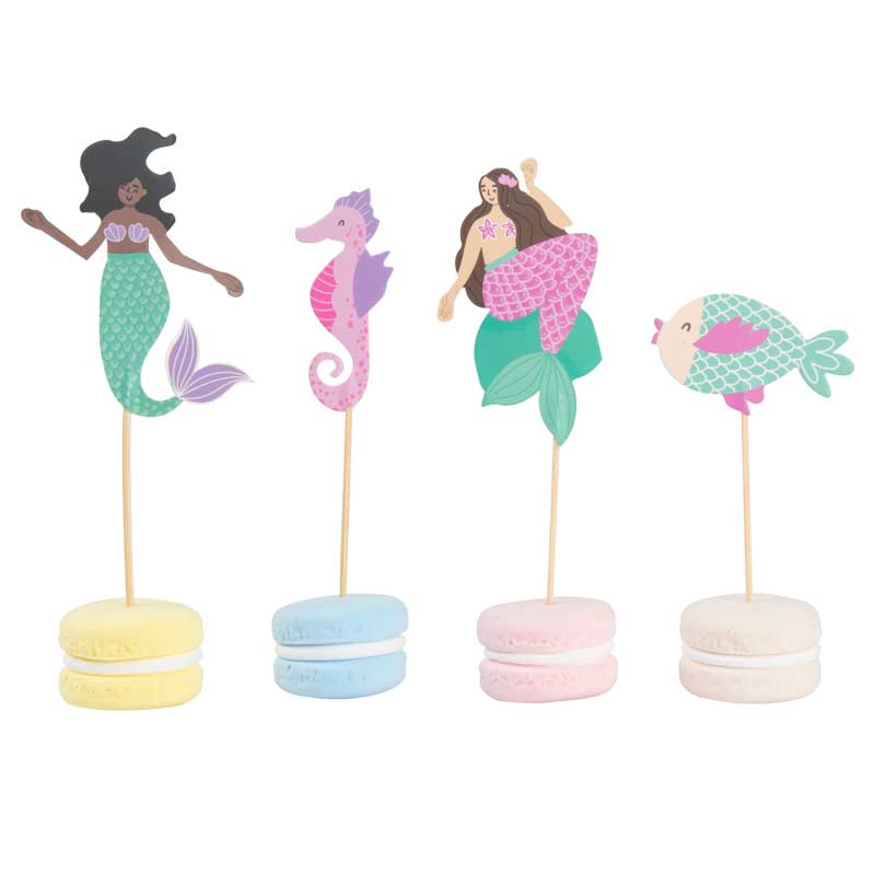Set Topper cupcakes Sirène PME dès 9,29 € | Cake Délice – Pro & Pas...
