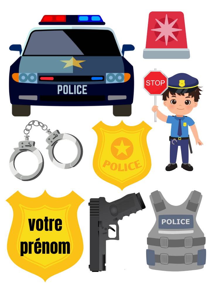 Kit de Montage de Toppers à Gâteau Personnalisés Police dès 7,99