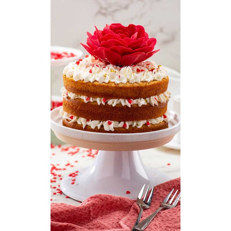 Rose en azyme Rouge 12.5 cm dès 8,49 € | Cake Délice – Pro & Pas Cher