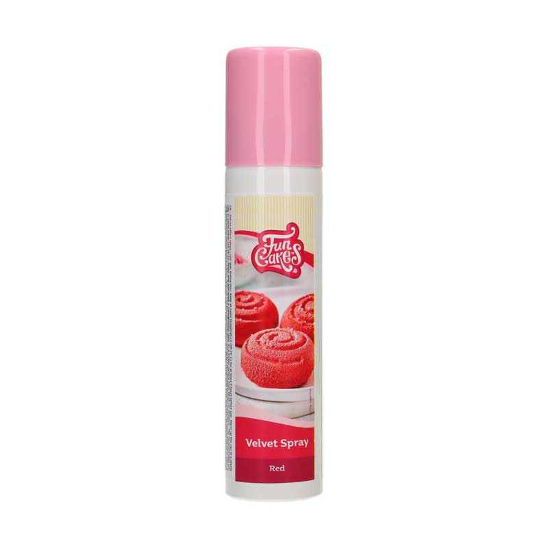 Bombe spray velours 100 ml FunCakes couleur aux choix dès 9,90