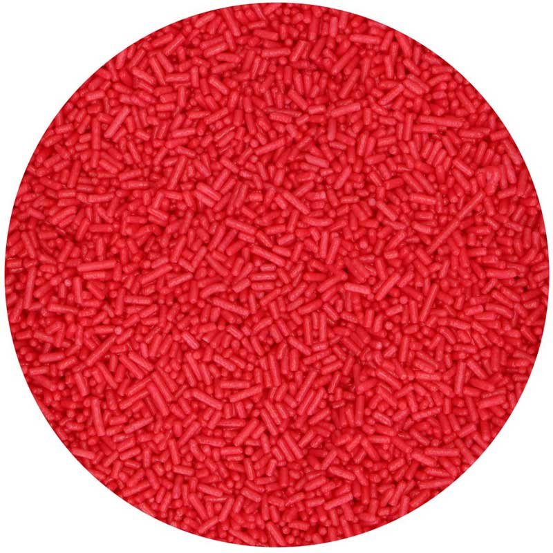 Brins de sucre Rouge 80g FunCakes à 3,39