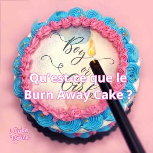 Innovation en Pâtisserie : Burn Away Cake avec Feuille Azyme Personnalisée