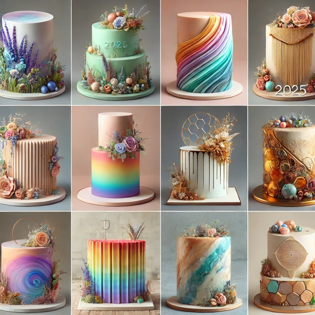 Les Tendances Cake Design 2025 | Couleurs, Textures & Techniques ...